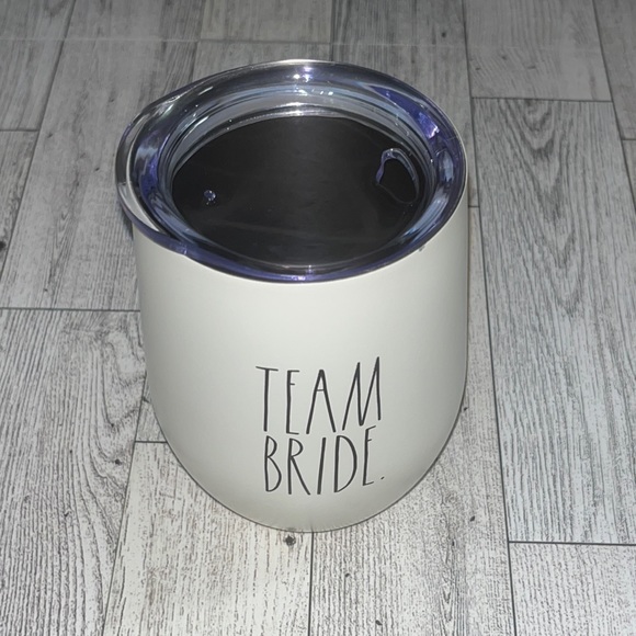 Rae Dunn | Dining | Rae Dunn Team Bride Metal Wine Glass W Lid | Poshmark